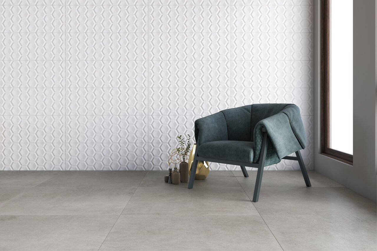 White Beehive AC 30x90 - Eliane Ceramic Tiles