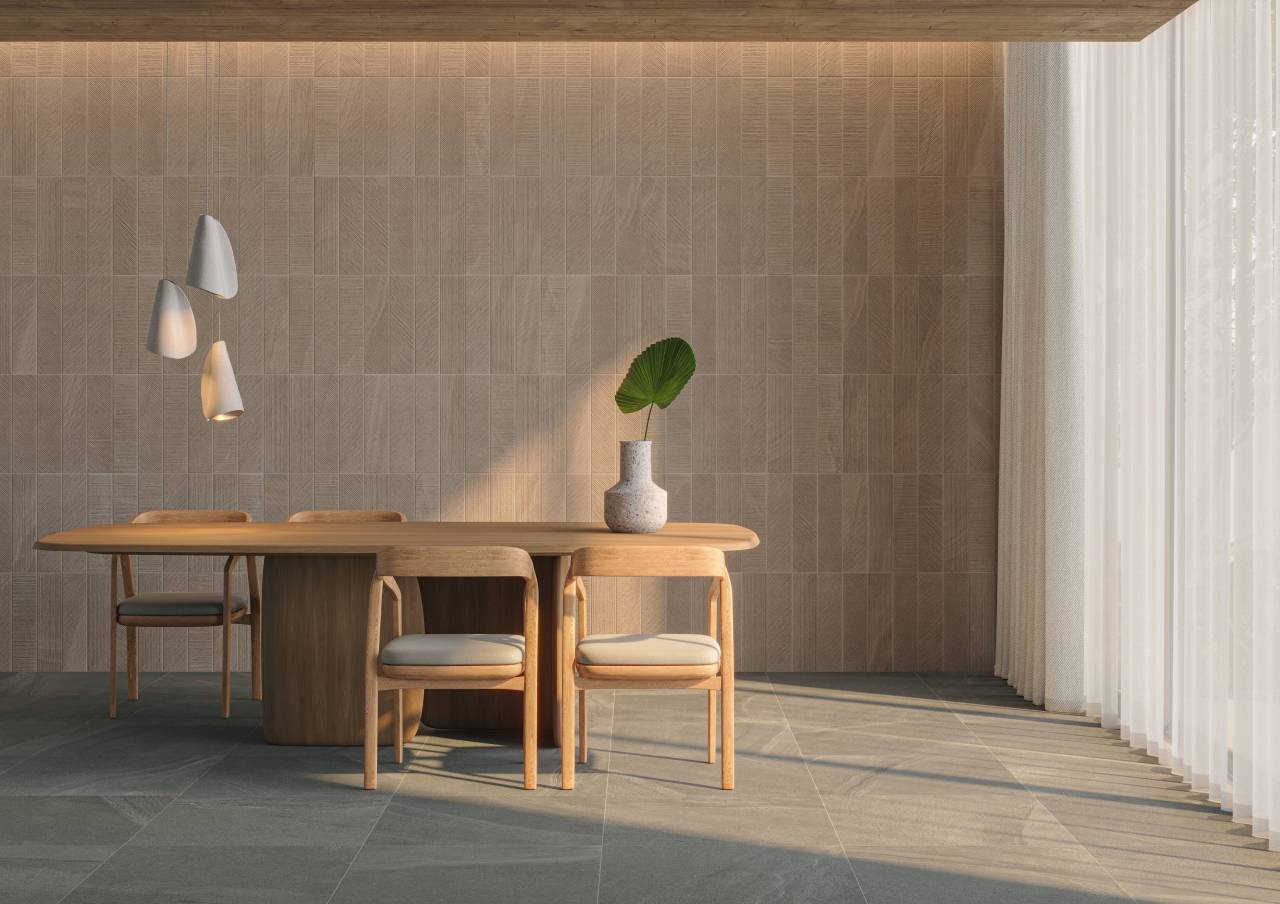 Khali Graphite AC Ret 60x60 - Eliane Ceramic Tiles