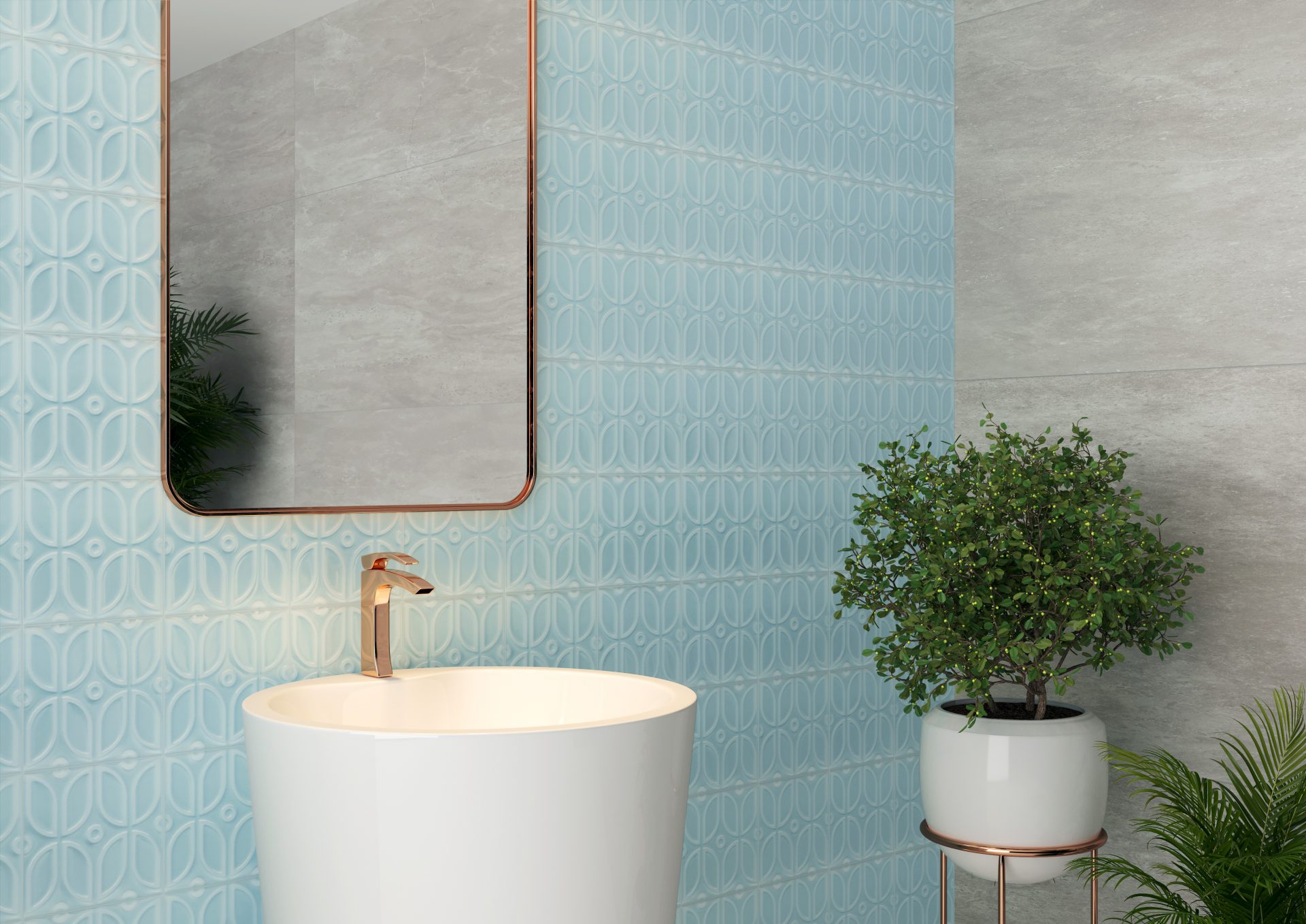 Azul Glacial AC 15X15 - Eliane Revestimientos